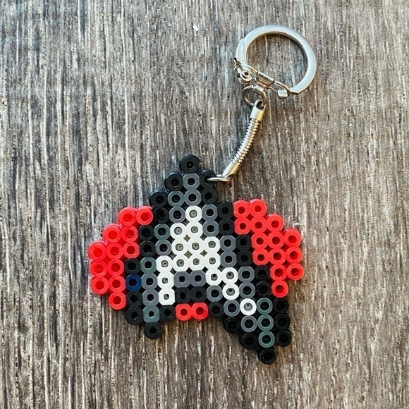 Handmade | Other | Star Trek Logo Keychain Handmade Perler Beads | Poshmark